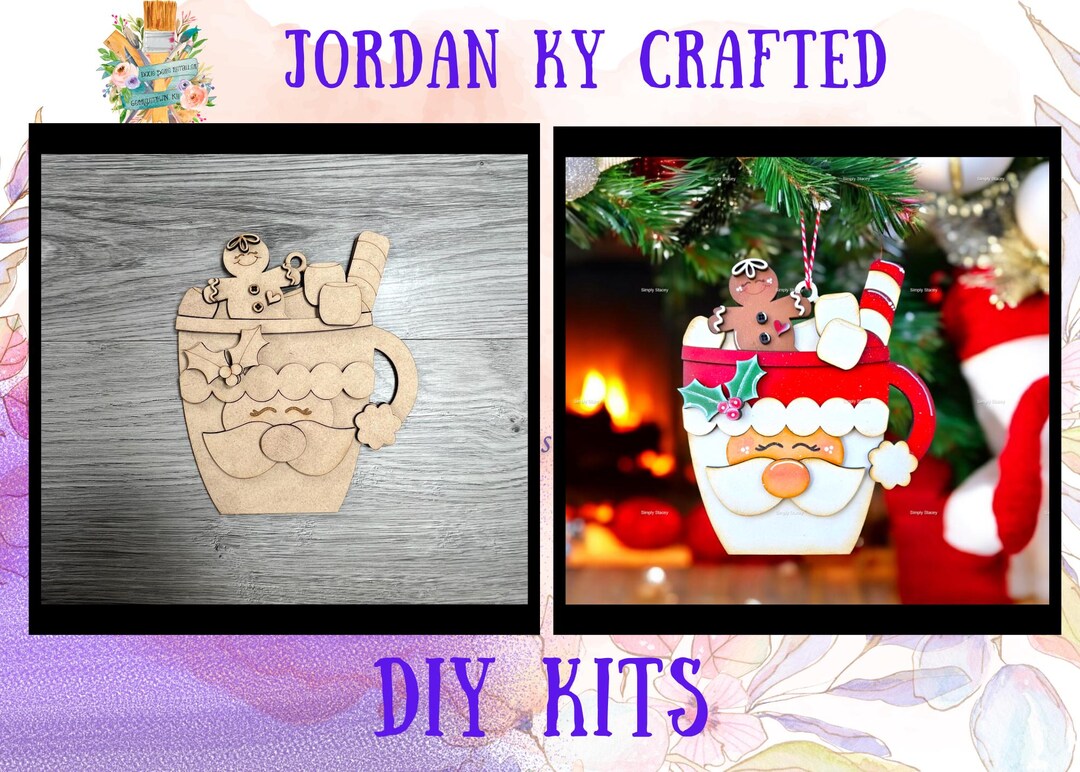 Santa Mug DIY Shelf Sitter, Christmas Sitters, Christmas Decor, Holiday ...