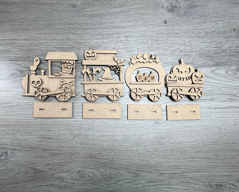 Halloween Train DIY Kit, Spooky Train, Halloween Express, - Etsy