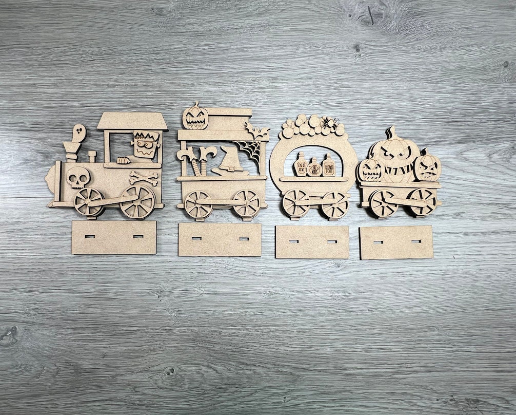 Halloween Train DIY Kit, Spooky Train, Halloween Express, - Etsy