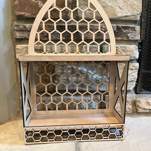 Chicken Wire Shelf, Arched Display Rack, Two Tier Display, Kitchen ...