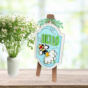 Artist Easel Hello Bee DIY Insert, Interchangeable Artist Easel ...