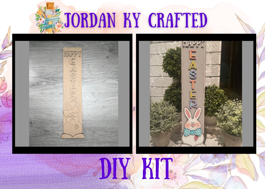 Peeps in A Pod DIY Porch Leaner, Easter Porch Leaner, - Etsy
