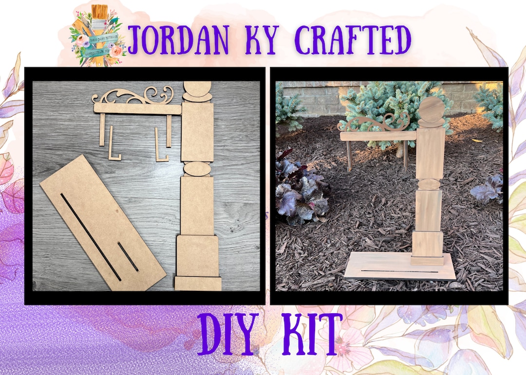 Mini Post DIY Stand, Welcome Post, DIY Sign Holder, Holiday Post Stand ...