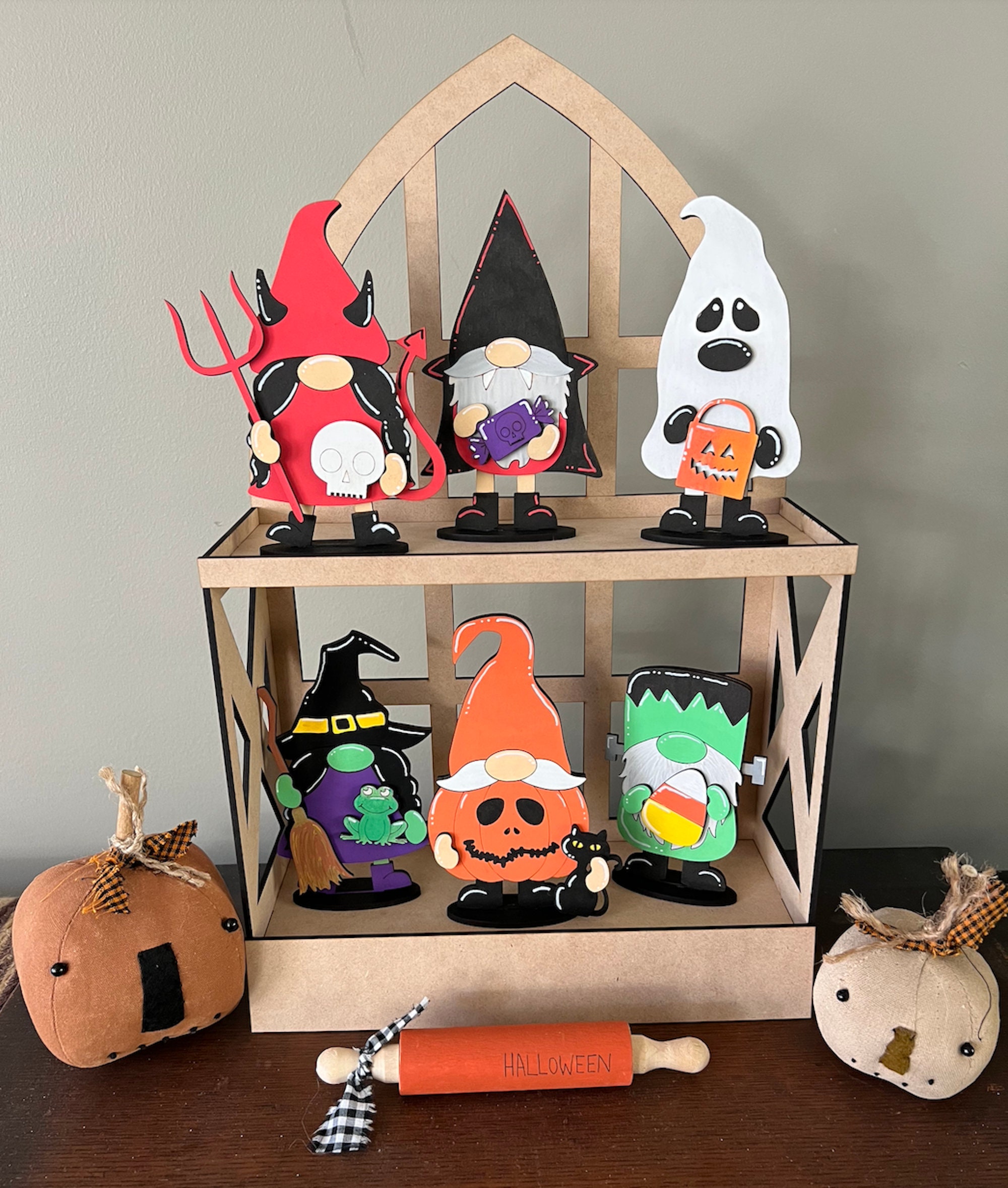 Cathedral Window Display Shelf Arched Display Two Tier - Etsy