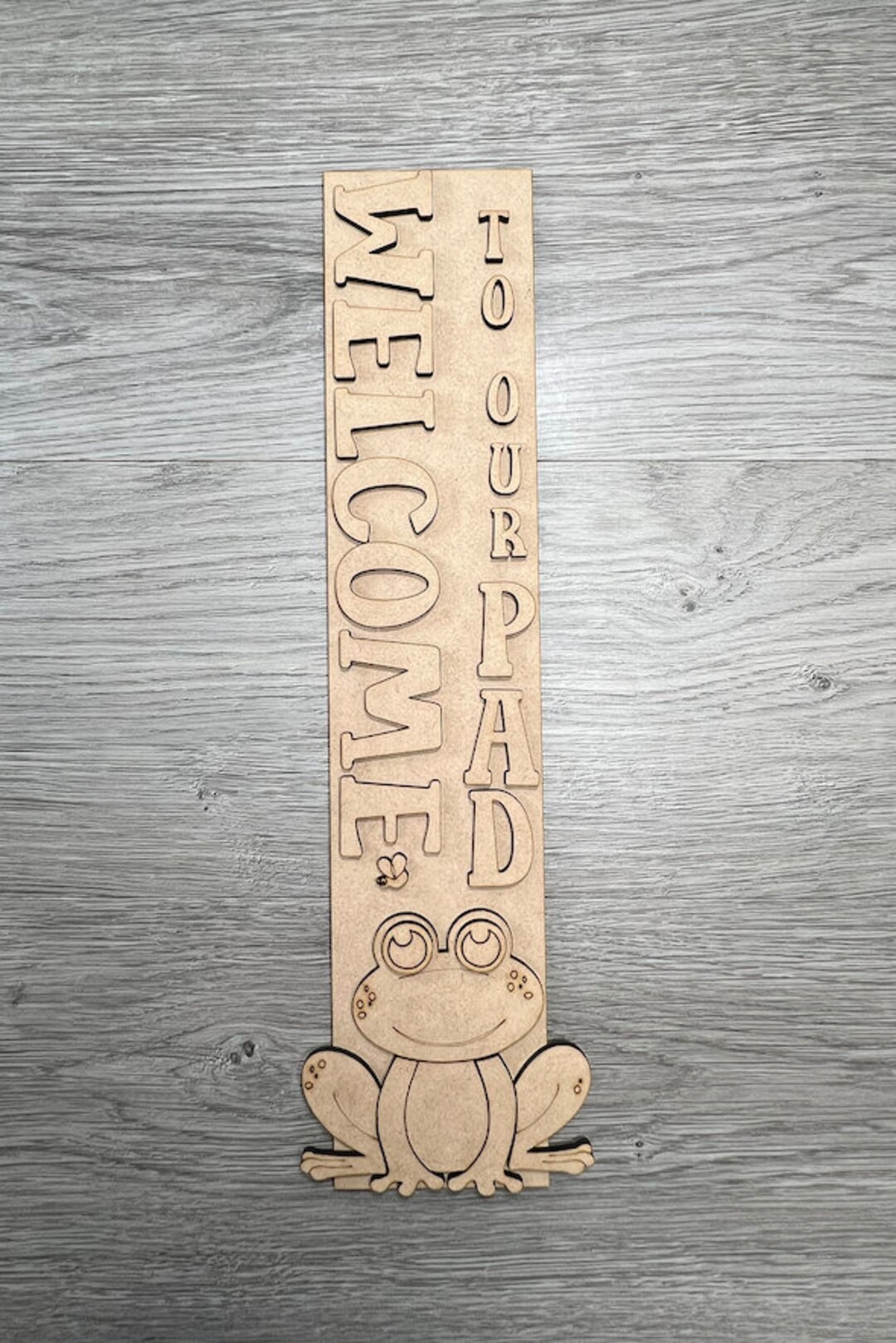 Frog DIY Porch Leaner, Spring Porch Leaner, - Etsy