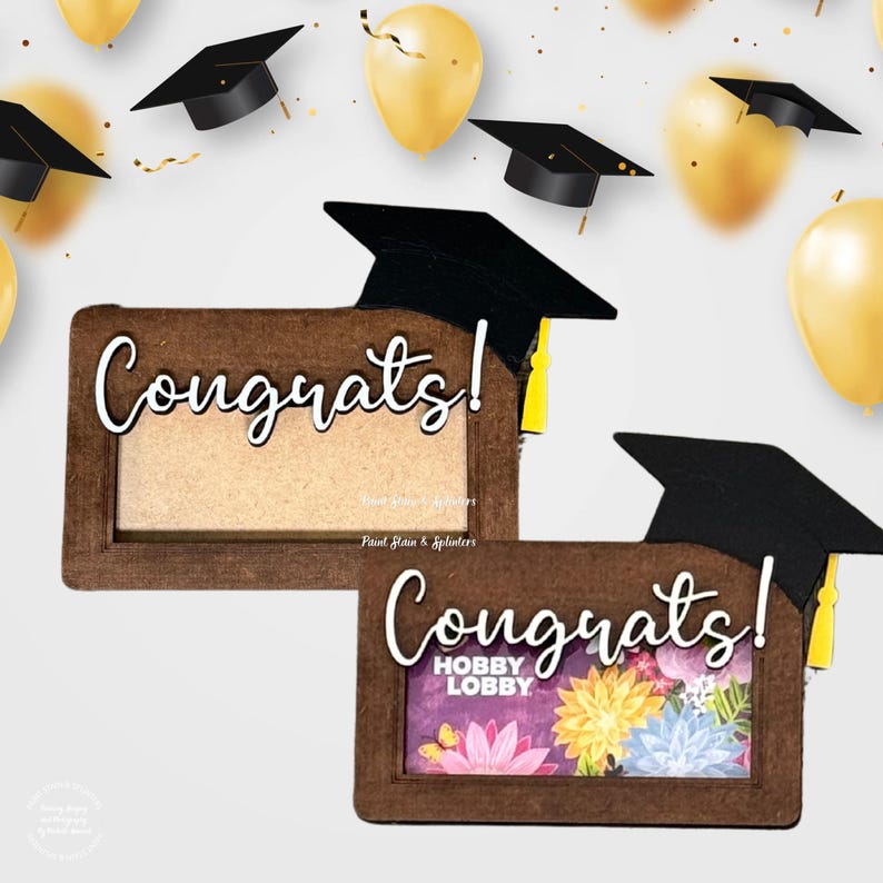 Graduation DIY Gift Card Holder, Grad DIY Craft, DIY Gift Card Display ...