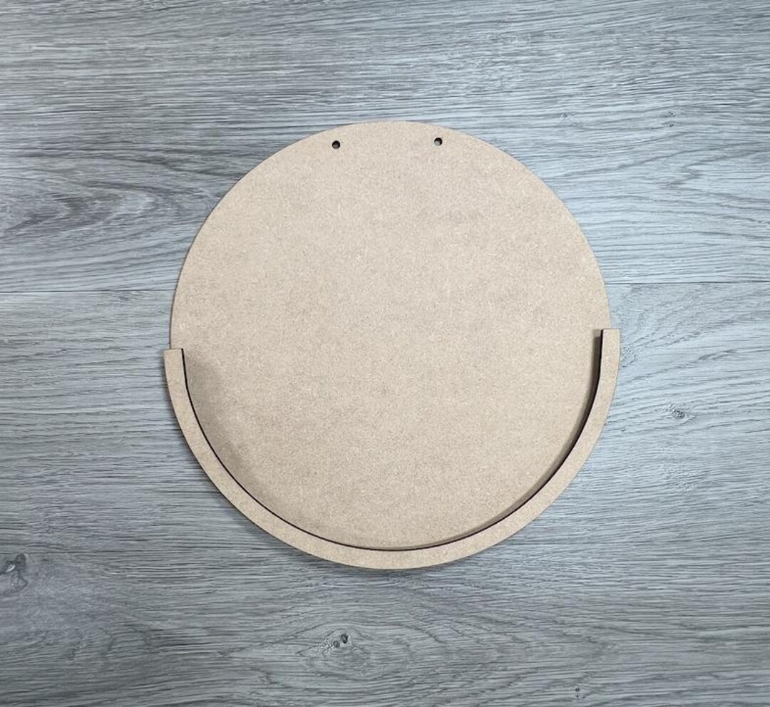 Round Seasonal Interchangeable DIY Door Hanger, Round Interchangeable ...