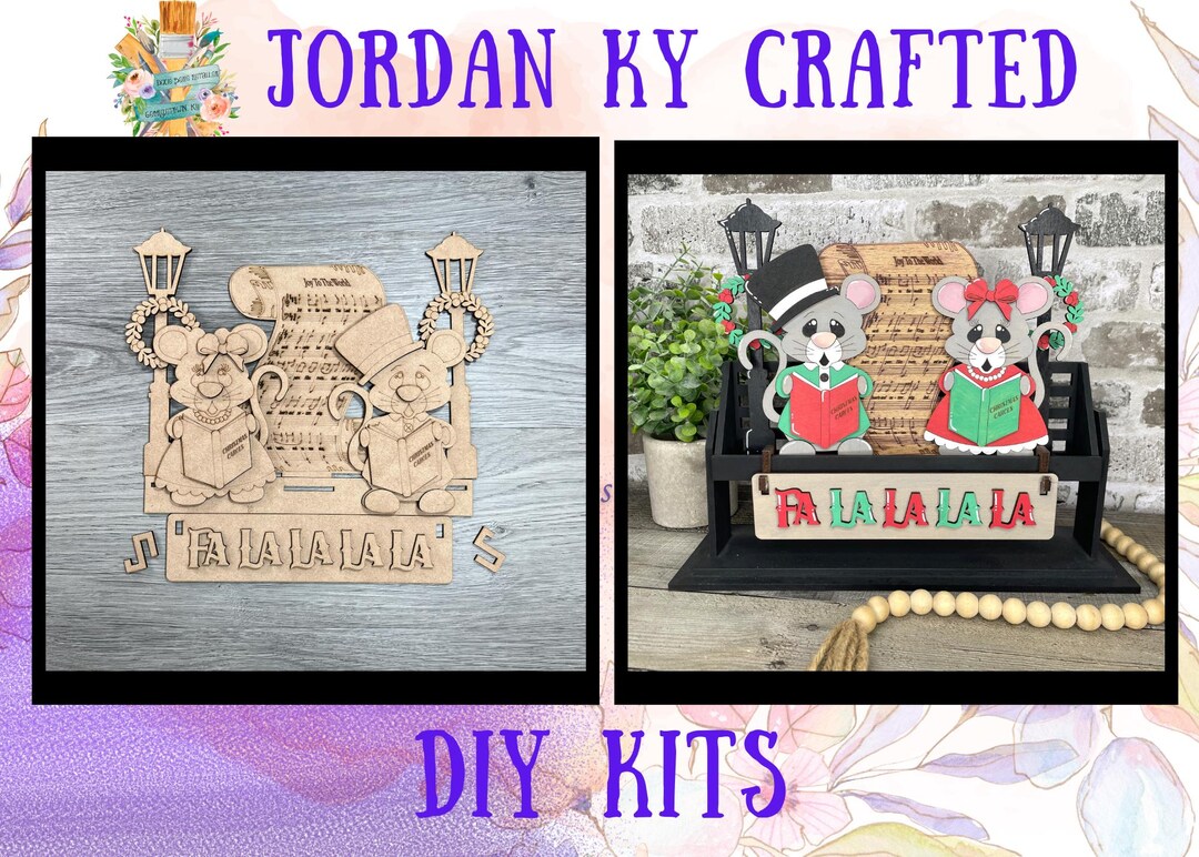 Christmas Caroling DIY Insert, Interchangeable Wagon Insert, Christmas ...