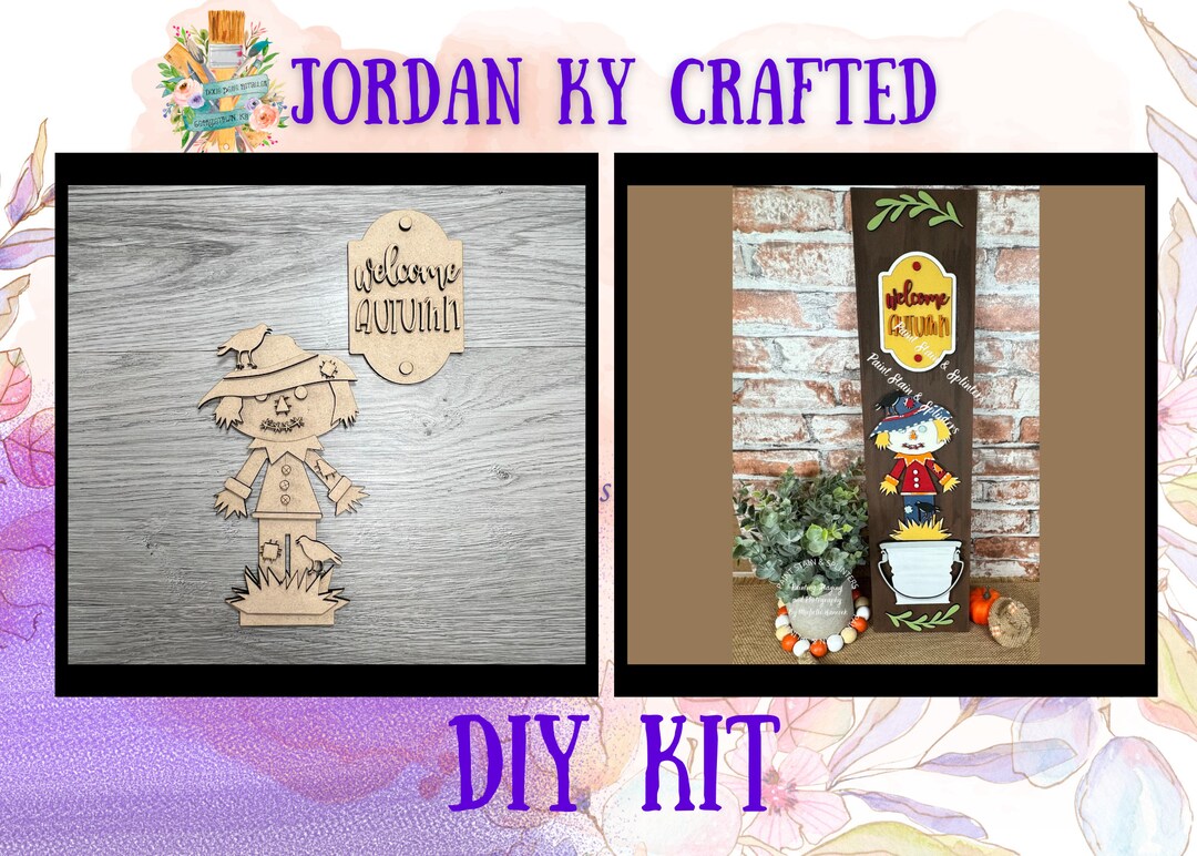 Bucket Scarecrow DIY Porch Leaner, Interchangeable Porch Leaner ...