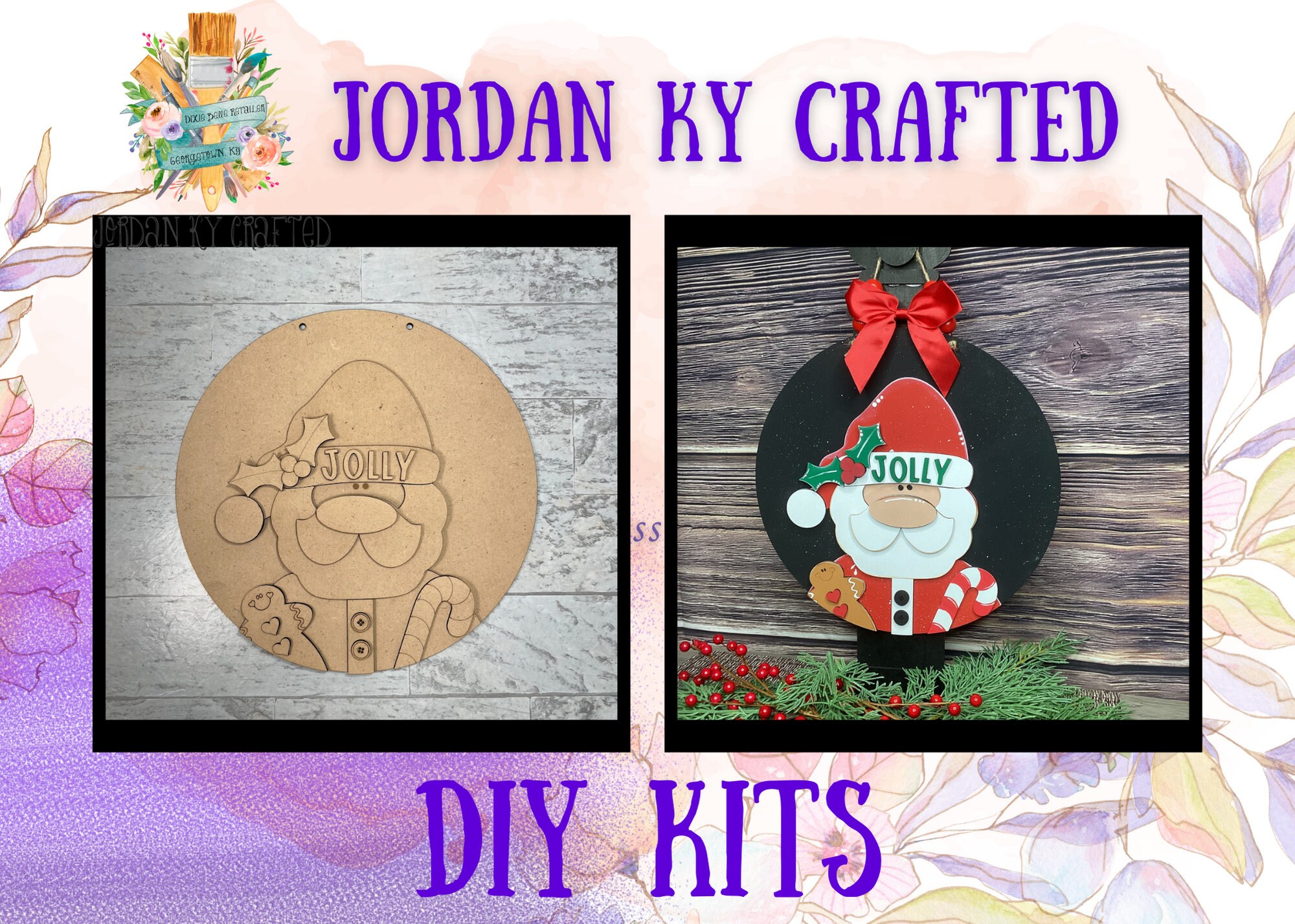 Santa Door Hanger Craft