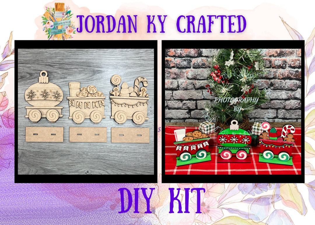 Santa Train Add-on DIY Kit, DIY Train Cars, Holiday Train, Christmas ...
