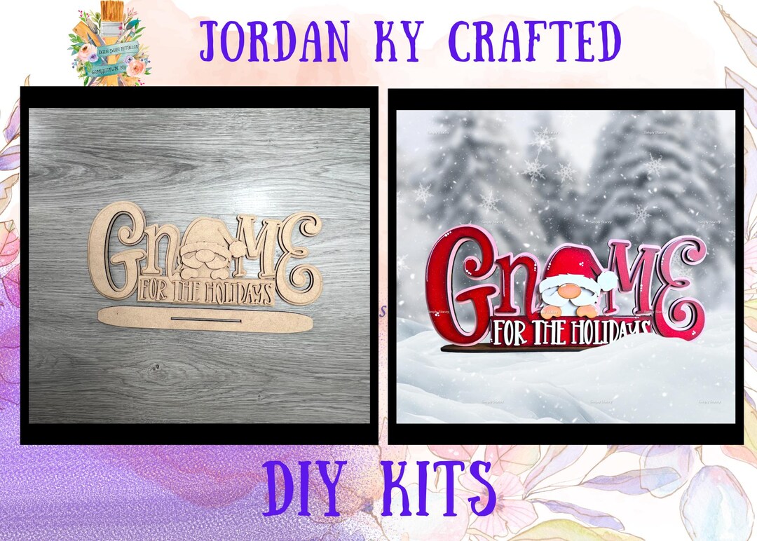 Word Art Gnome for the Holidays DIY Word Art, - Etsy