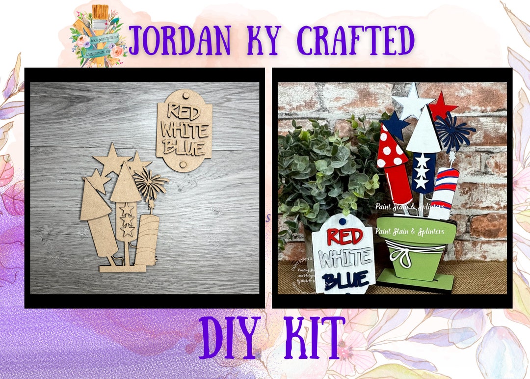 Bucket Fireworks DIY Porch Leaner, Interchangeable Porch Leaner ...