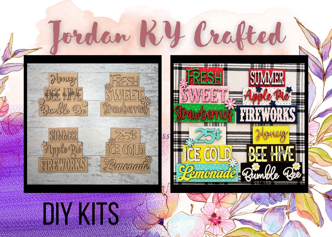 Summer Word Stacker, Word Stack Base, DIY Summer Word Decor, Bee Word ...