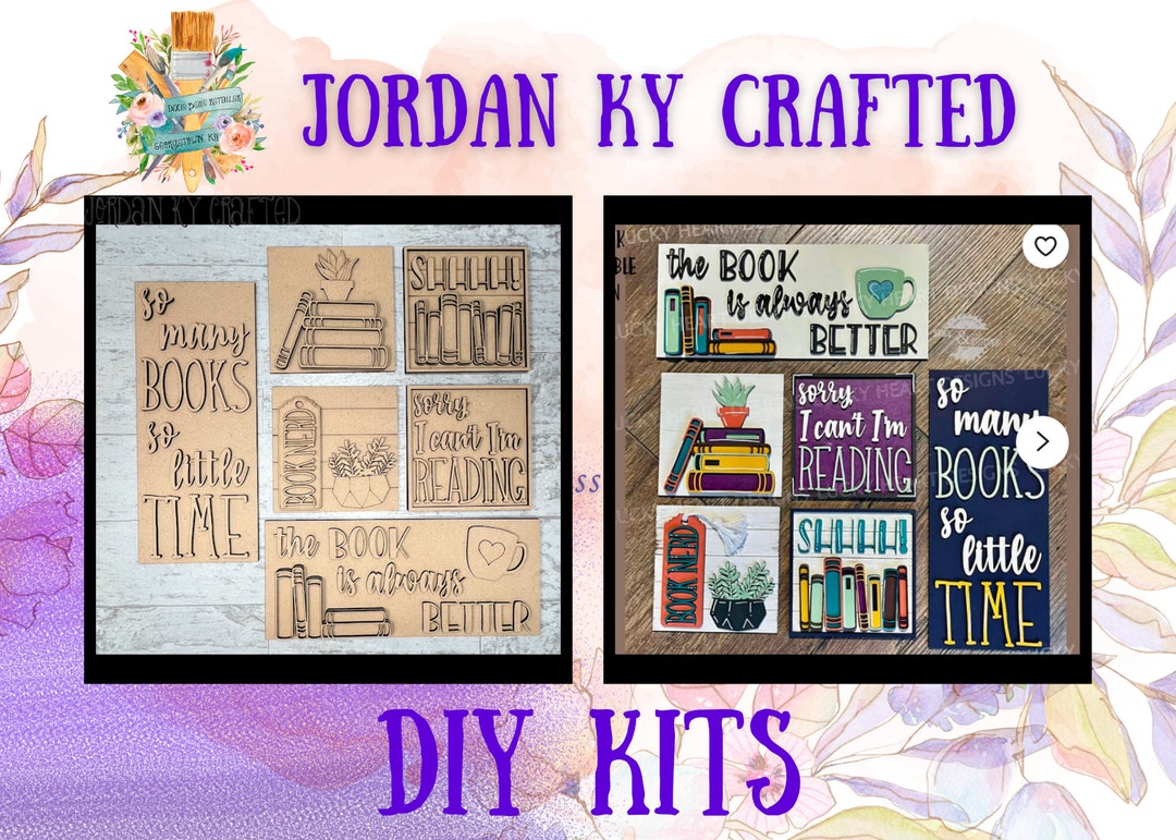 Book Ladder Tiles, Librarian DIY Inserts, Interchangeable Ladder Tile ...