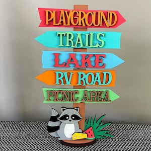 Camping Street Signs, DIY Arrow Sign Kit, Camping Craft Sign, DIY ...