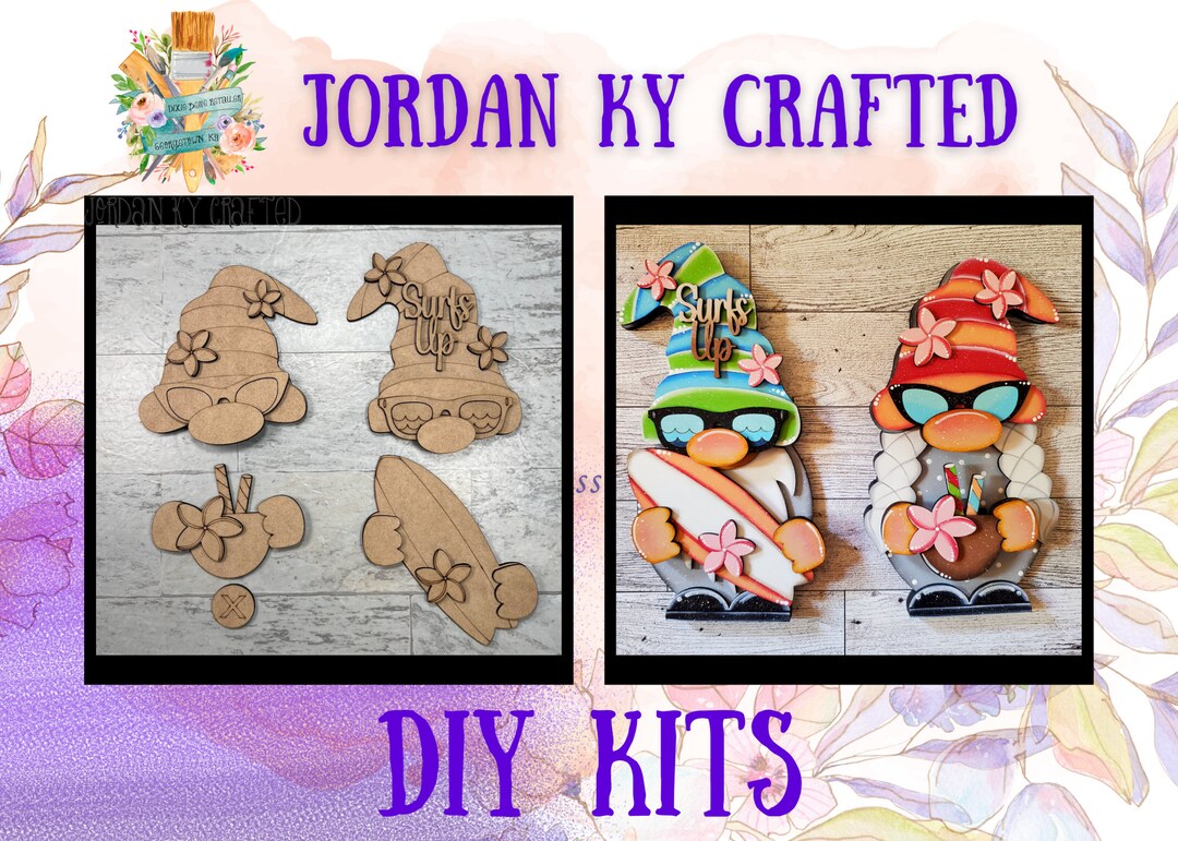 Whimsical Summer Gnomes Add-on, Surf's up Add-on, DIY Boy & Girl Beach ...