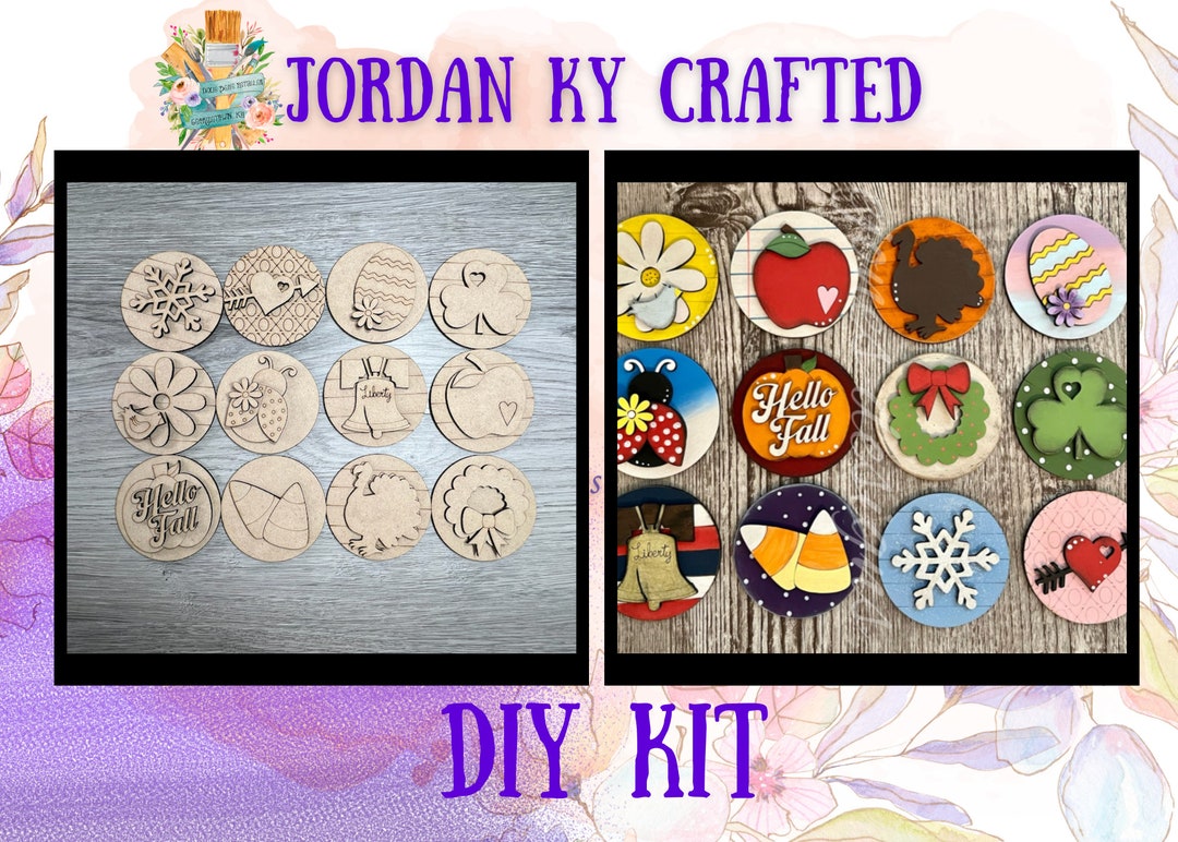 Vol 2 Monthly Jar Toppers, 12 Season Inserts, Holiday Jar Inserts ...