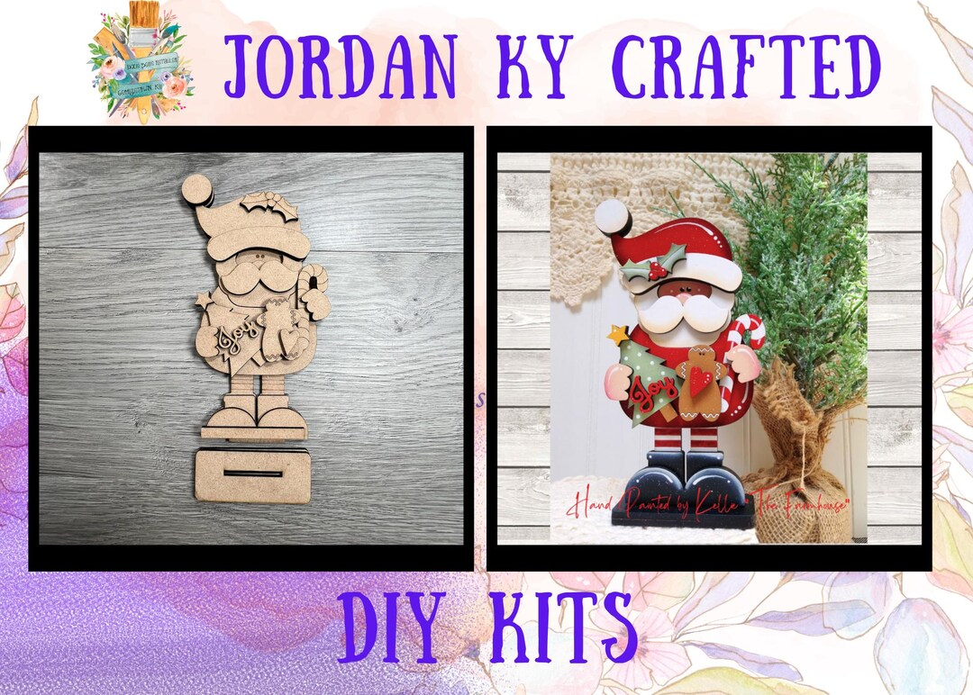 Mini Santa DIY Shelf Sitter, Santa Shelf Sitter, North Pole Santa Gnome ...