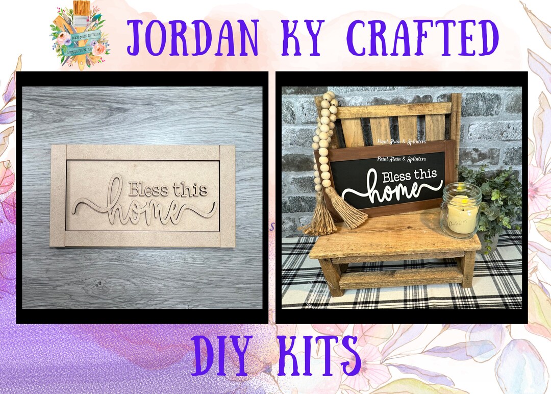 Home Collection DIY Farmhouse Sign, Home Sign, Home Craft Kit, DIY Home ...