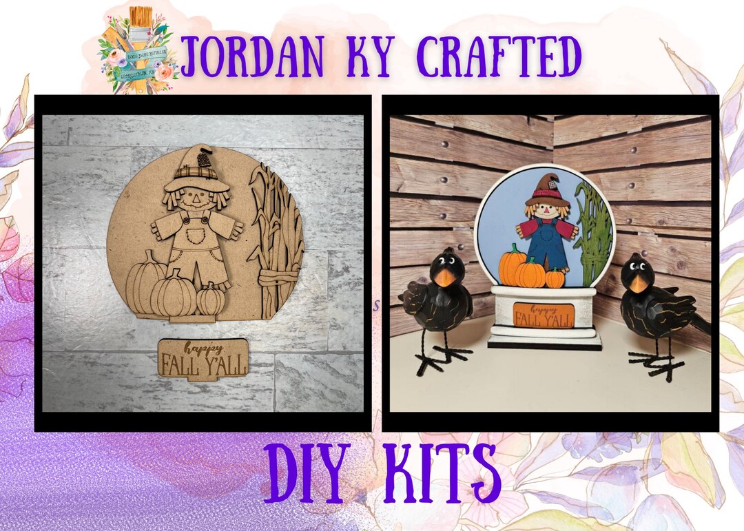 Globe Scarecrow on Duty DIY Insert, Jordankycrafted, Jordan Ky Crafted ...