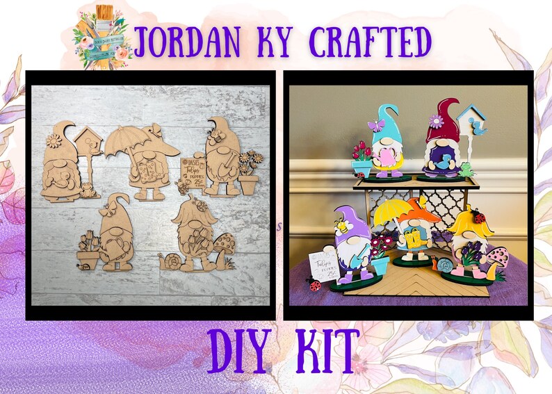 Spring Standing Gnomes 2024 DIY Shelf Sitter, - Etsy