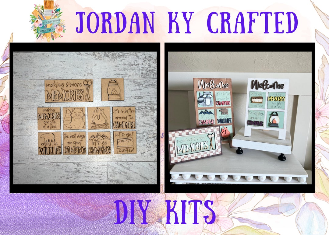 Mini Camping Tiles, Campfire Inserts, Leaning Ladder Mini Tiles ...