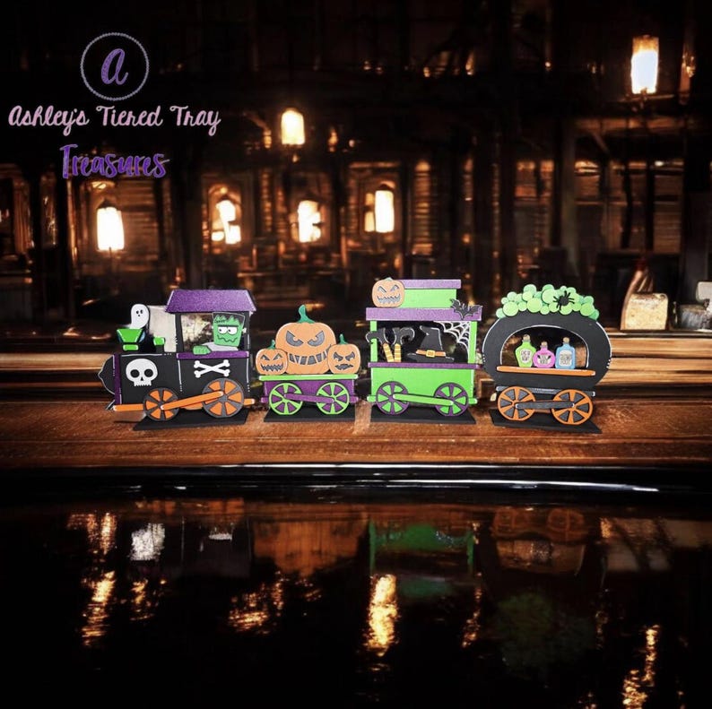 Halloween Train DIY Kit, Spooky Train, Halloween Express, - Etsy