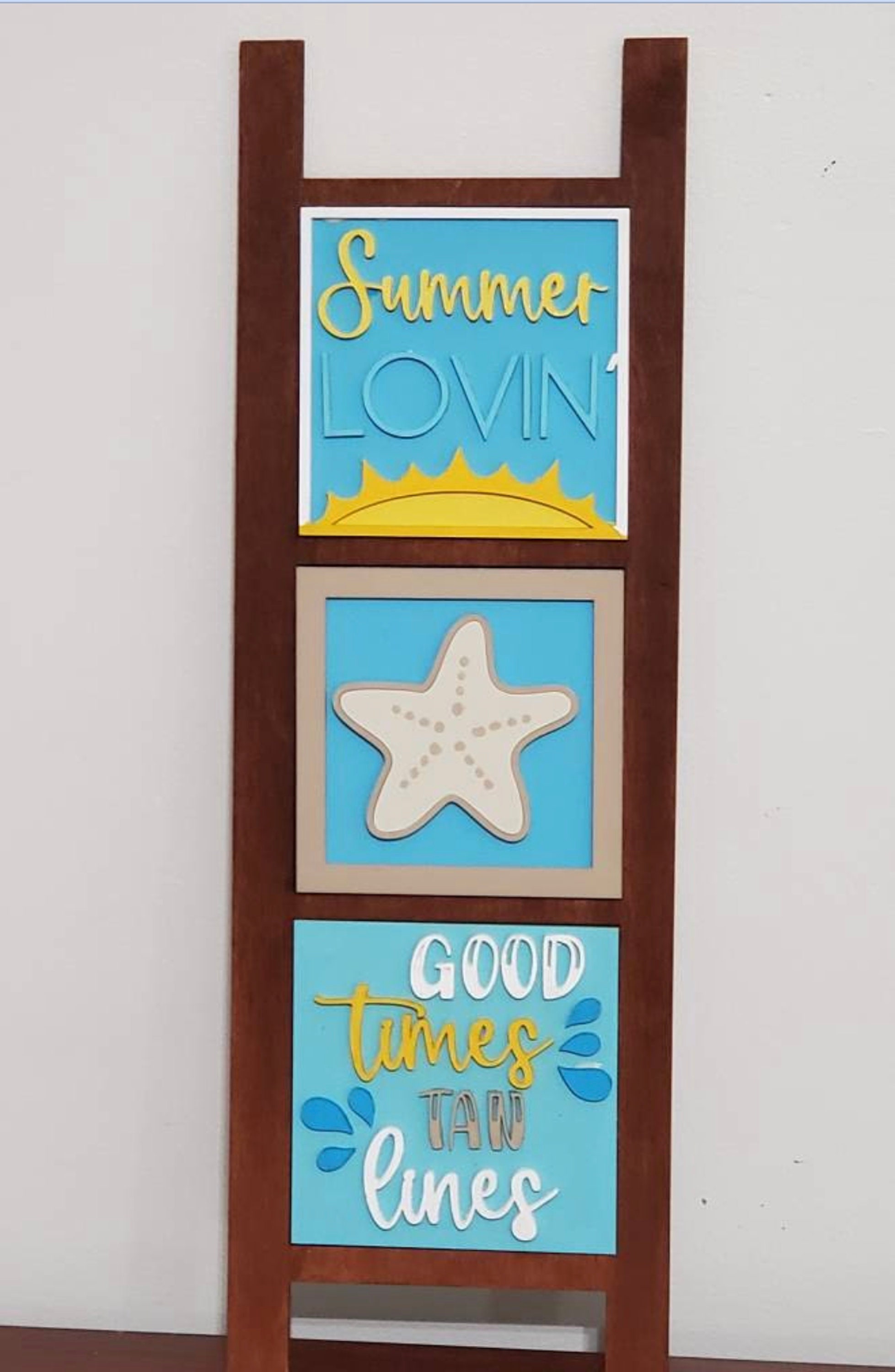 Summer Time Ladder DIY Inserts Summer Interchangeables - Etsy
