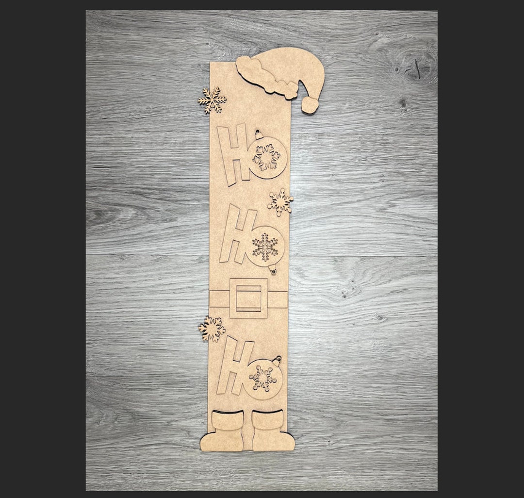 Santa DIY Porch Leaner Christmas Porch Leaner Santa Mini - Etsy