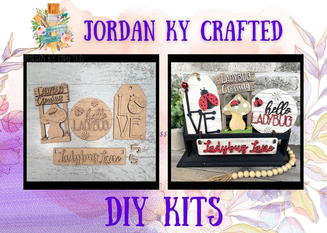 Hello Ladybug DIY Insert, Ladybug Lane Craft, Ladybug Crossing Paint ...