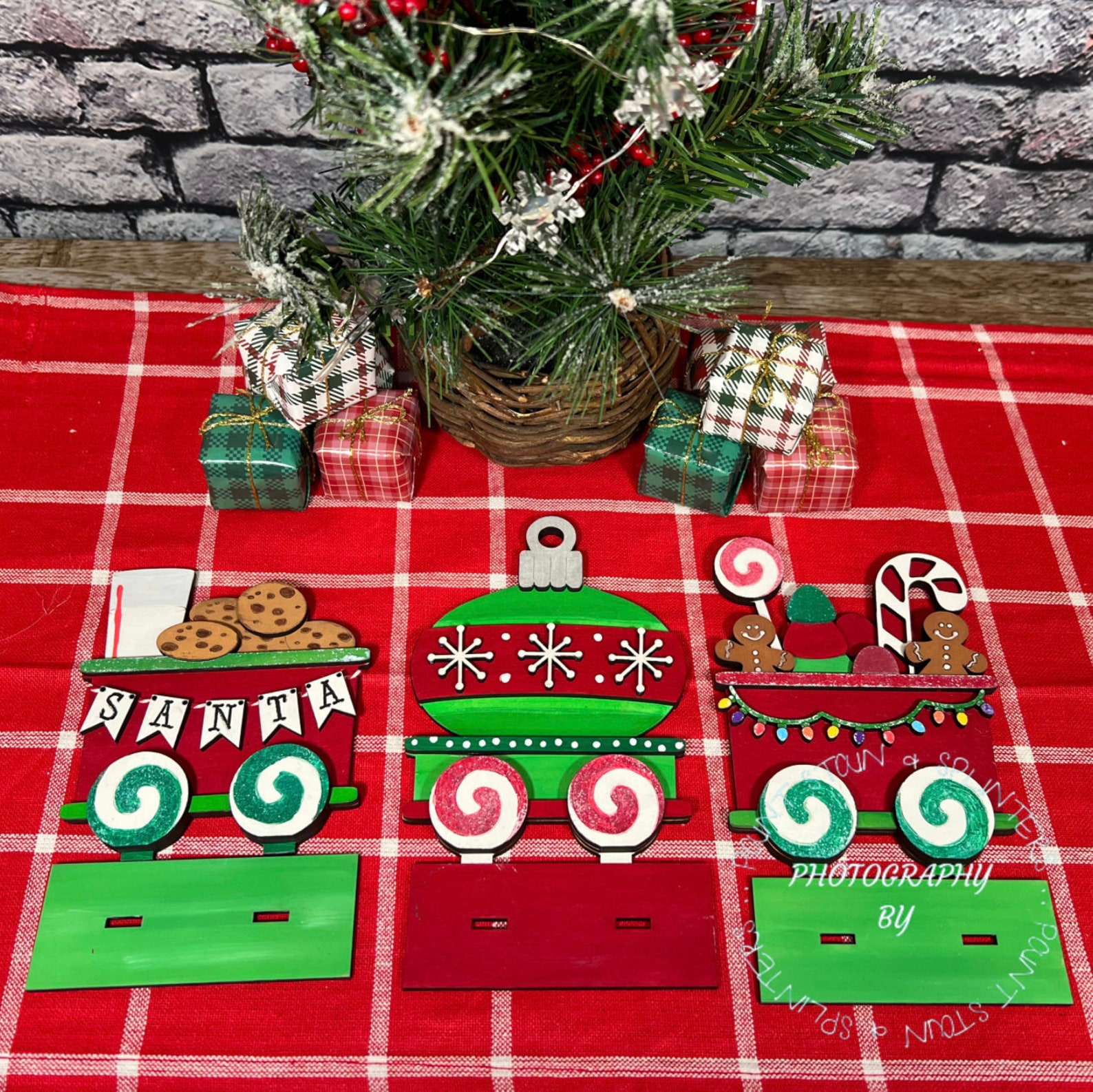 Train Santa Add-on DIY Kit, DIY Train Cars, Holiday Train, Christmas ...