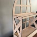 Cathedral Window Display Shelf, Arched Display, Two Tier Shelf, Display ...