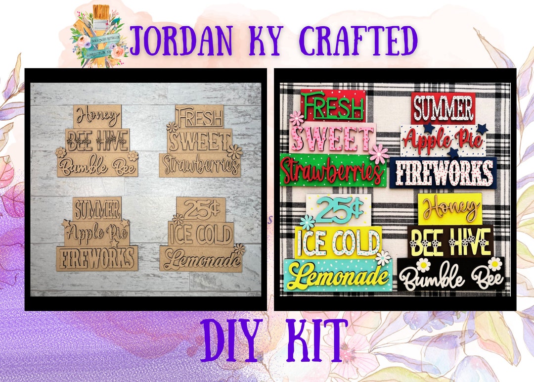 Summer Word Stacker, Word Stack Base, DIY Summer Word Decor, Bee Word ...