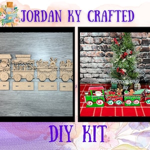 Santa Train DIY Kit Holiday Train Christmas Train Santa - Etsy