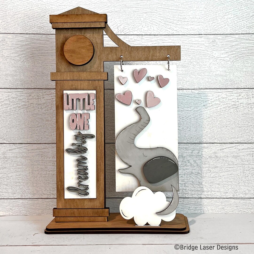 TTP Dream Big Baby Nursery DIY Shelf Sitter, Interchangeable Post ...