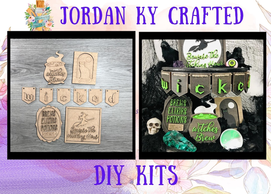 Wicked DIY DIY Display, Halloween Craft, Spooky Craft, DIY Halloween ...