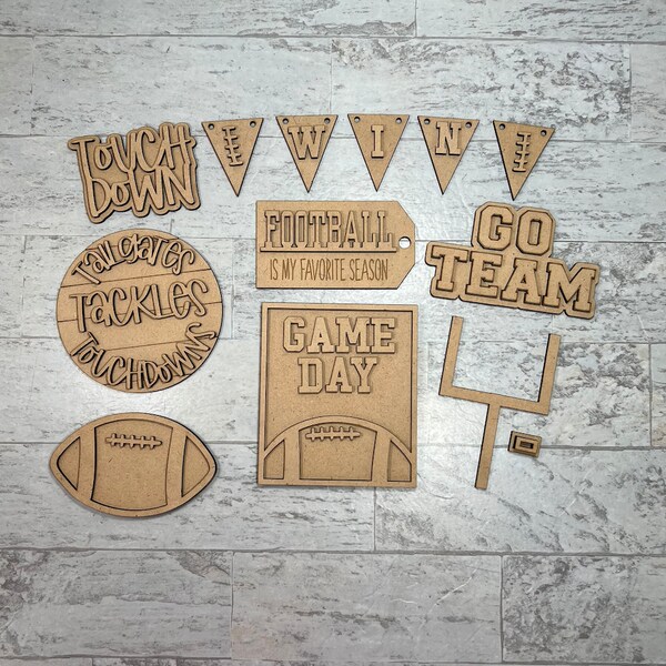 Touchdown Centerpiece - Etsy