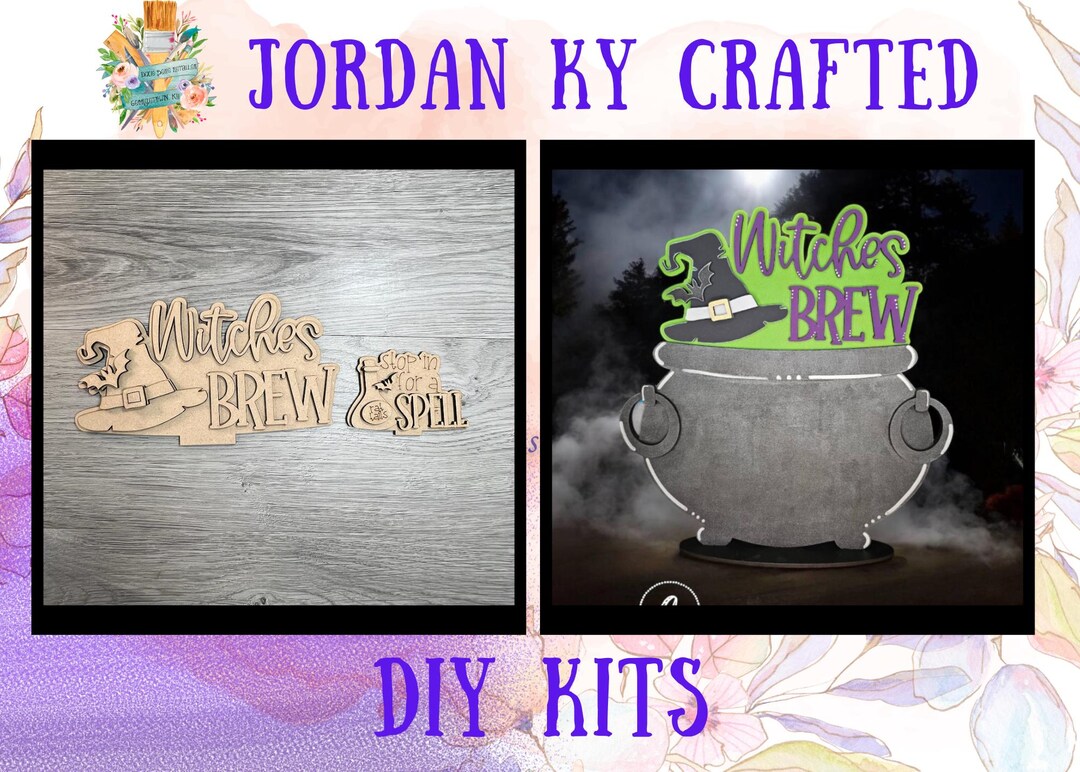 Basket Witches Brew Candy DIY Insert, Halloween Flower Basket Insert ...