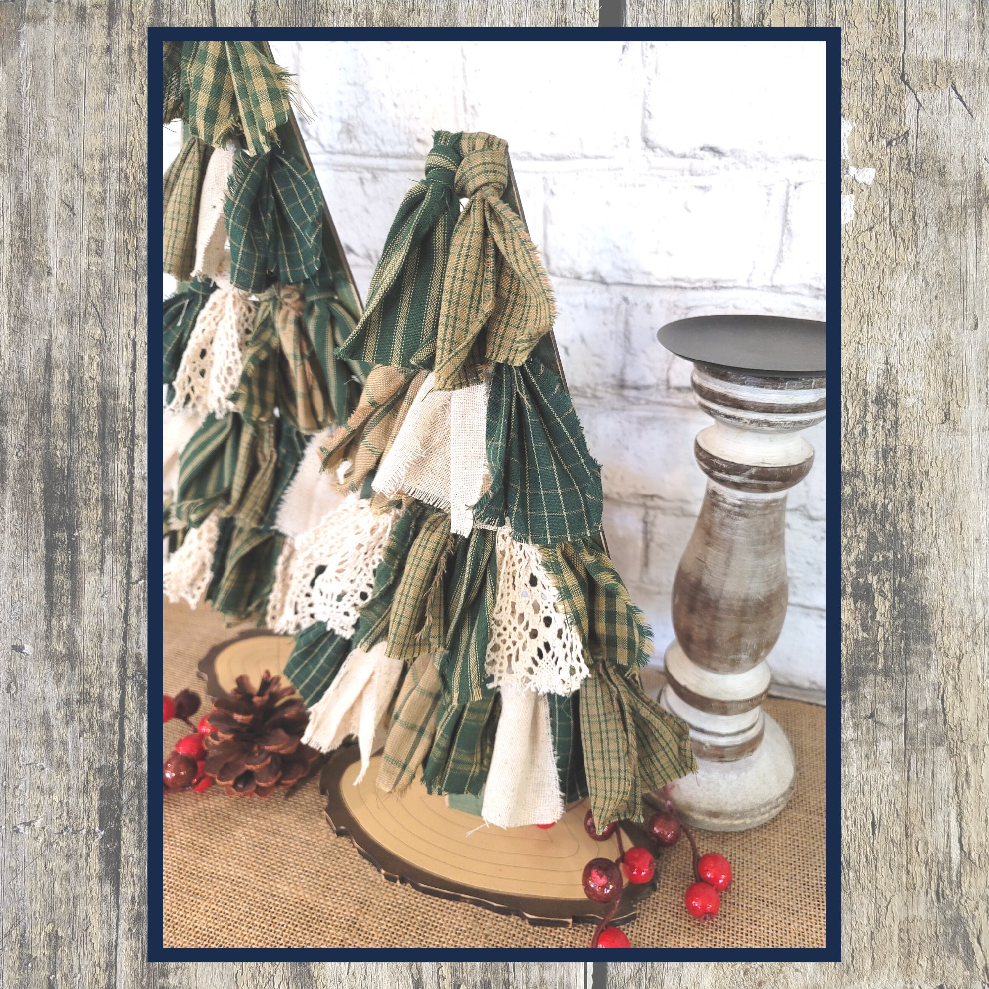 Rag Tie Trees DIY Trees Kit Tree Shelf Sitters Rag Tie - Etsy