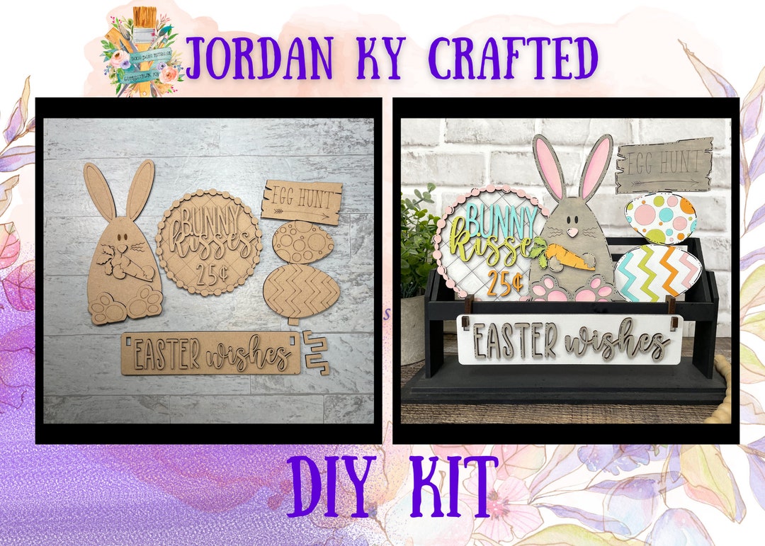 Easter Egg Hunt, Bunny Kisses Wagon Insert, Easter Wish, Bench Insert ...