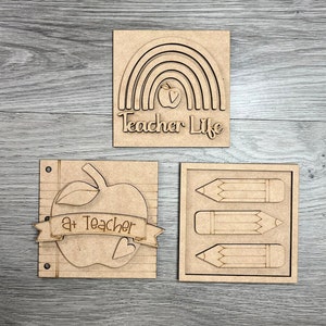 Teacher Ladder Tiles, School Ladder Tiles, Teacher Craft Kit, Educator ...