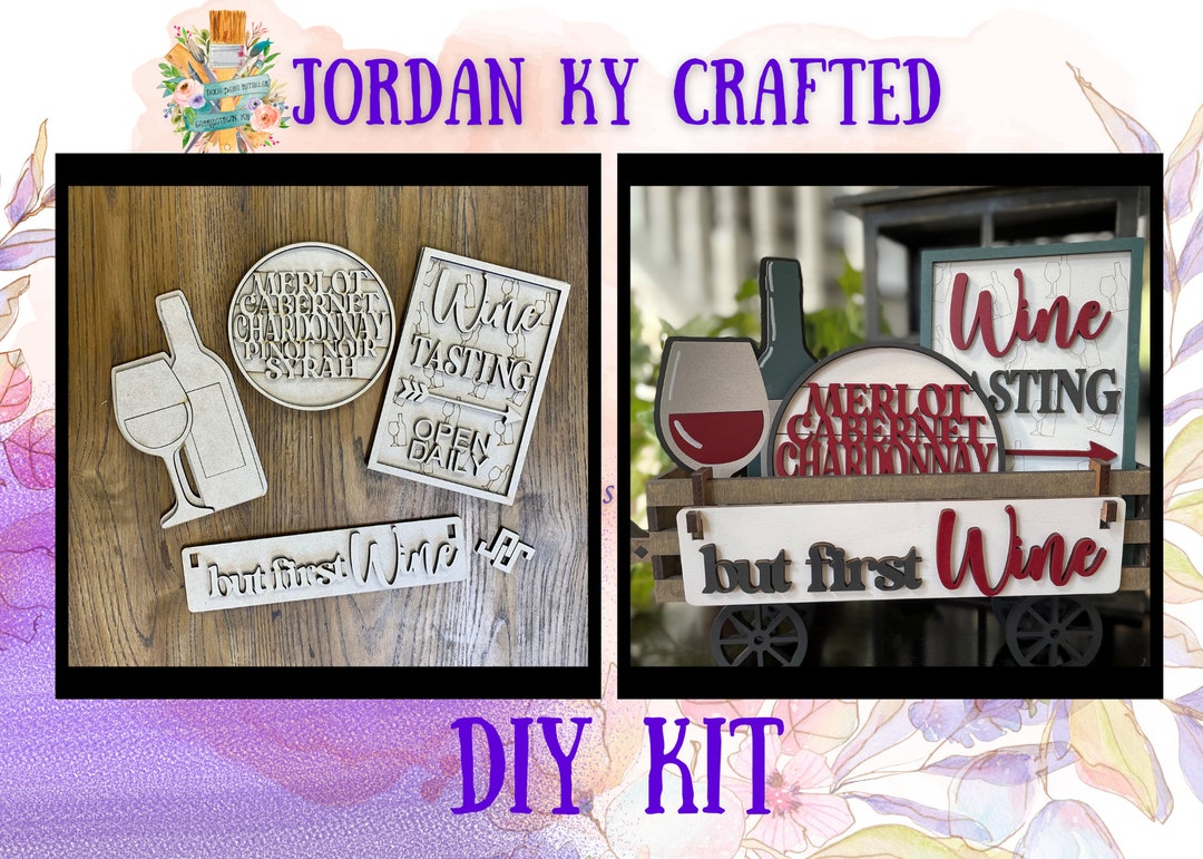 Bench/wagon Wine and Cheese DIY Interchangeable Insert, - Etsy