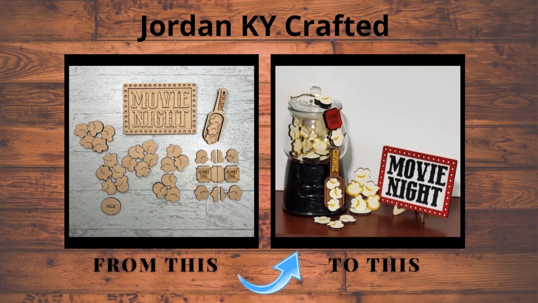 Popcorn Gumball Scoop, Movie Night Gumball Fills, Gumball Display, DIY ...