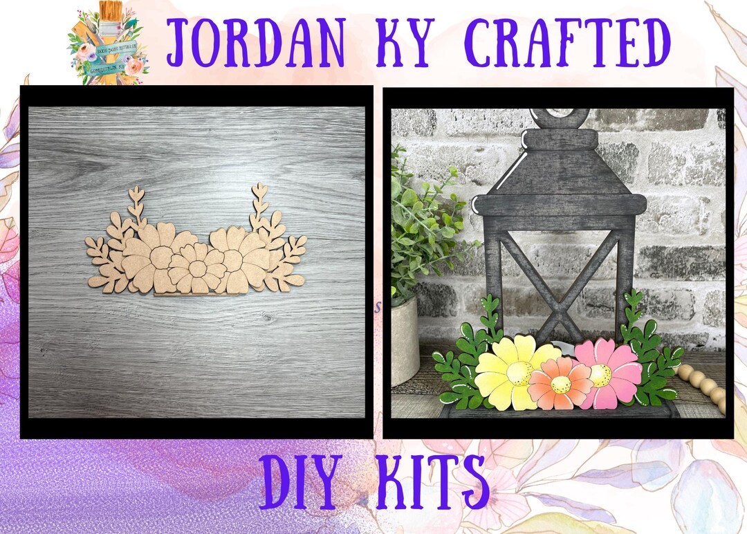 Spring DIY Lantern Insert, Lantern Shelf Sitter, Interchangeable ...