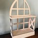 Cathedral Window Display Shelf, Arched Display, Two Tier Shelf, Display ...