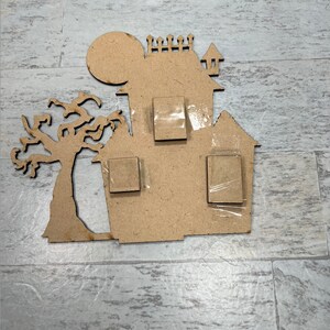 Eerie Haunted House Shelf Sitter, Haunted House Craft, DIY Haunted ...