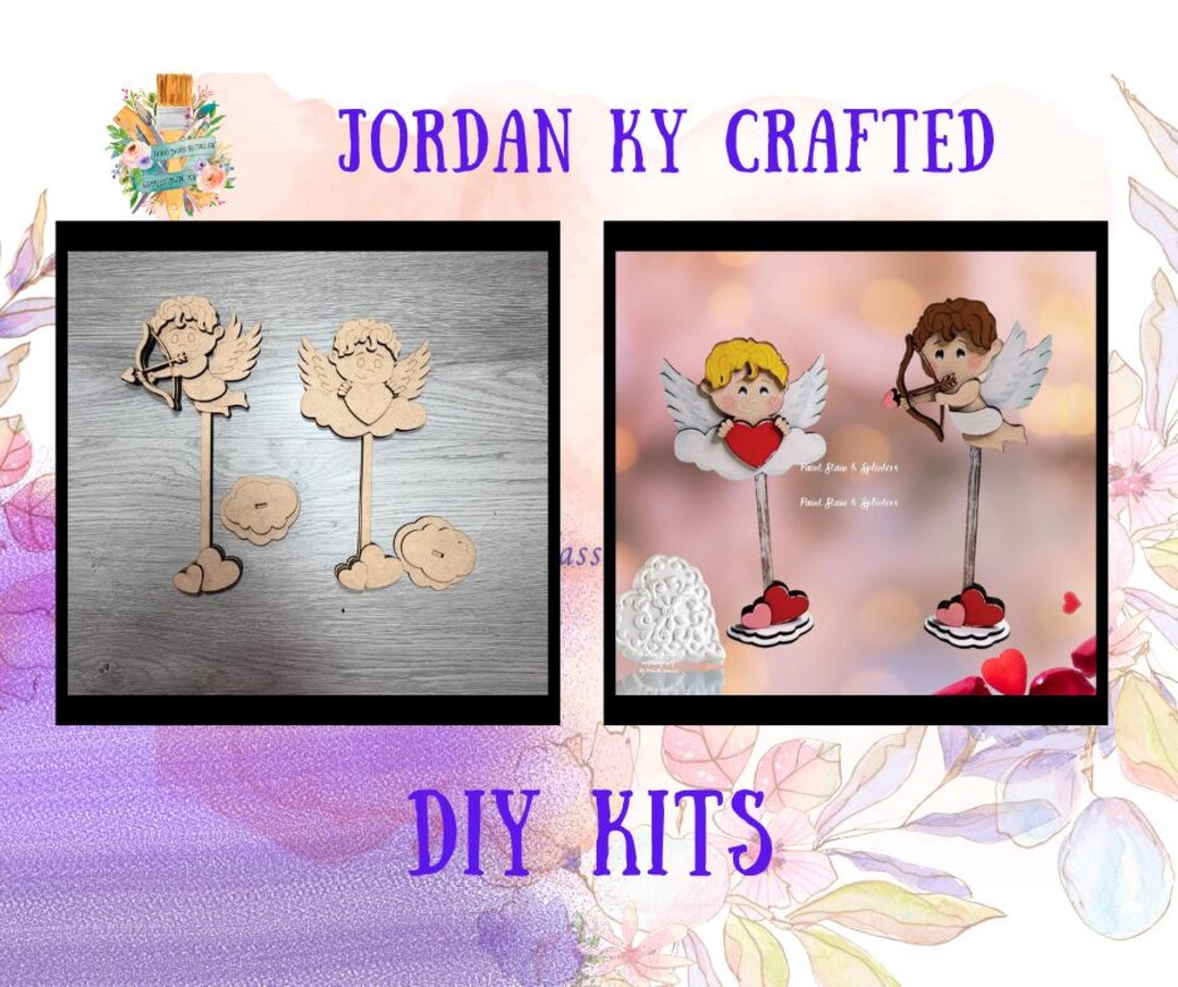 Cupid on Stands DIY Craft - Etsy