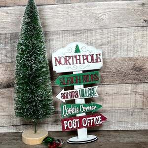 Christmas Street Signs, North Pole Street Signs, DIY Arrow Sign Kit ...