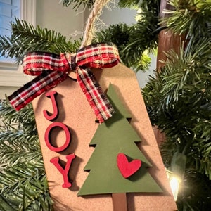 Country Christmas DIY Ornaments, Santa Display Craft, Christmas Display ...